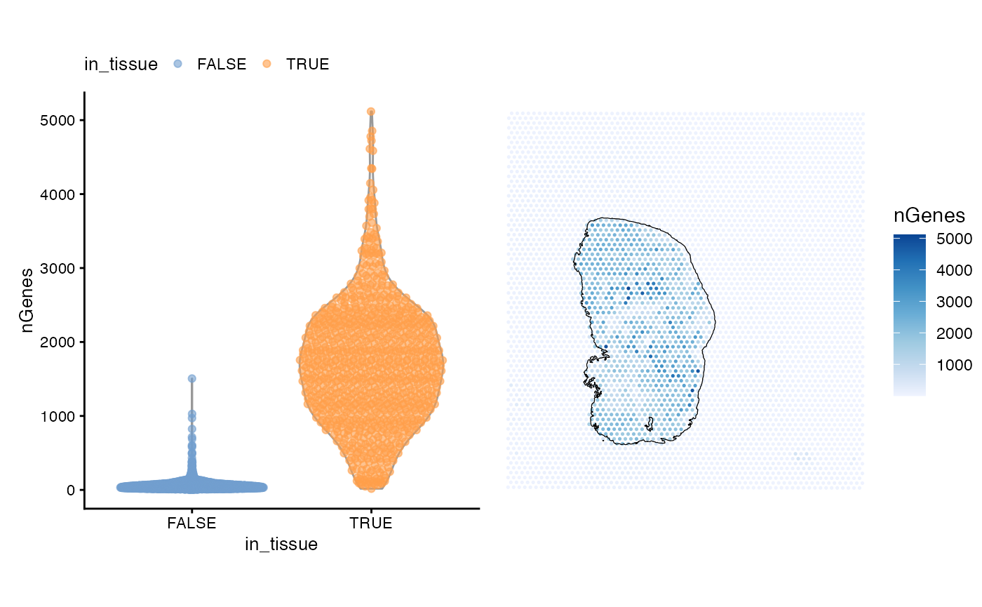 Basic Visium Exploratory Data Analysis • Voyager