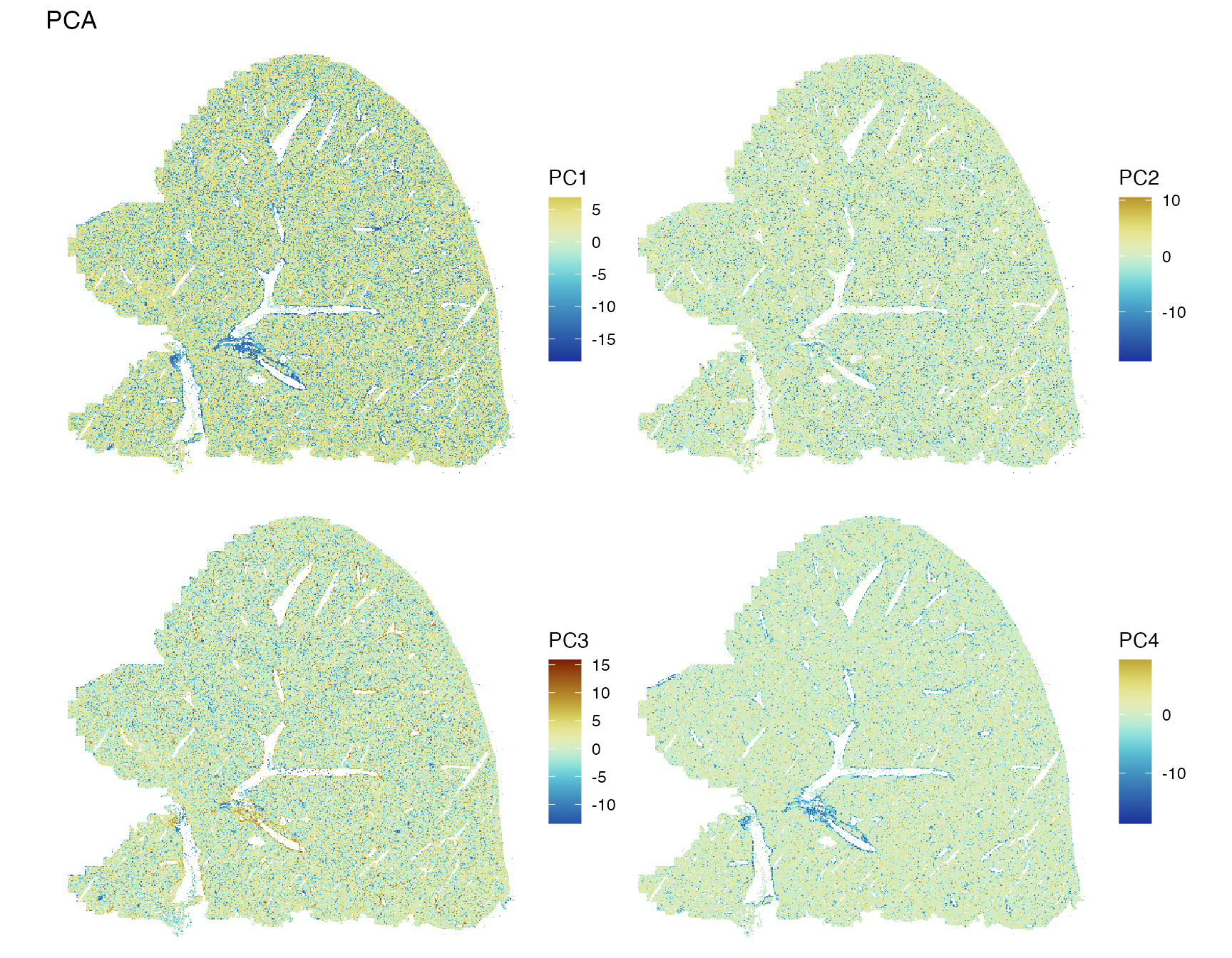 MERFISH mouse liver dataset and considerations of large data • Voyager